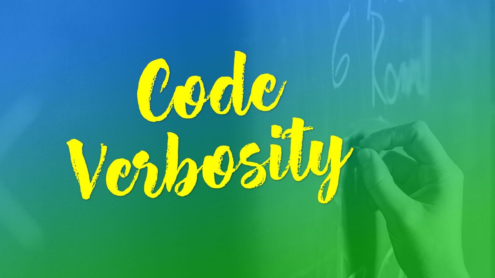 Code Verbosity